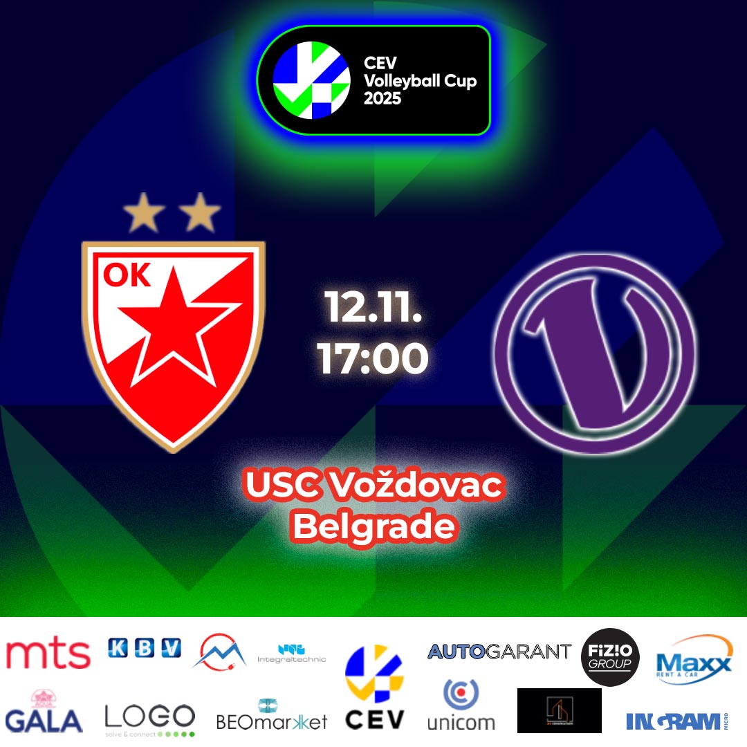 REMATCH OF THE 1/16 FINAL OF THE CEV CUP - VC Red Star